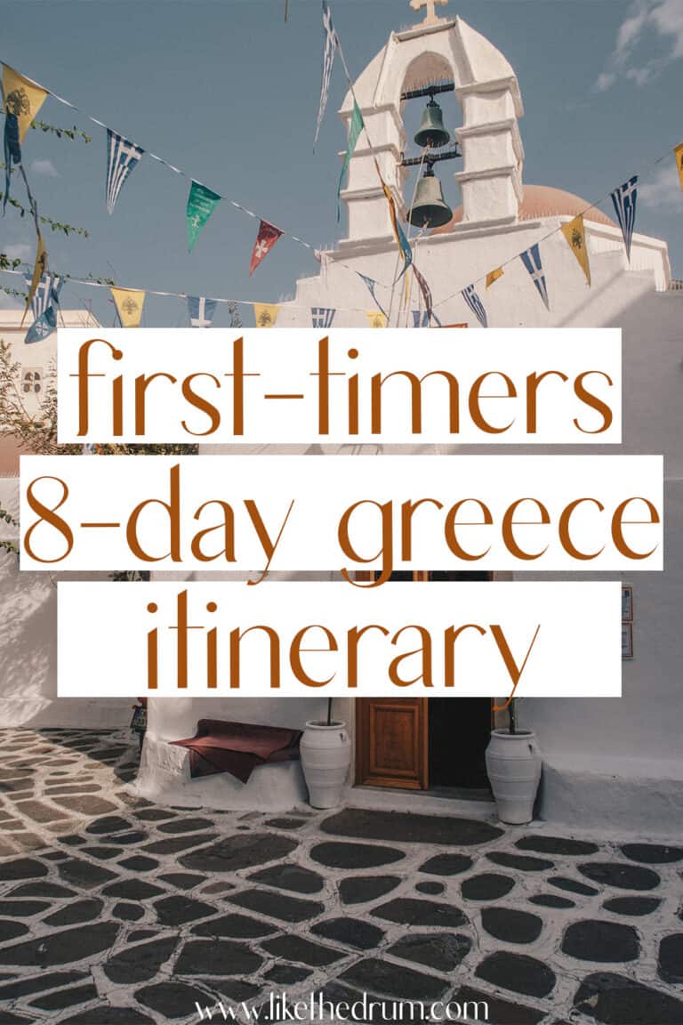8-Day Greece Itinerary: Santorini, Paros, Mykonos, & Athens
